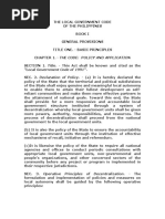 Local Government Code Reviewer | PDF | Nuisance | Devolution