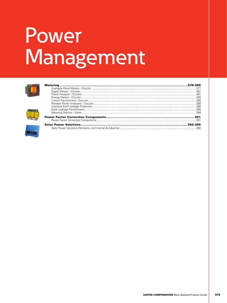 NZ Products Guide Power Management | PDF | Alternating Current | Amplifier