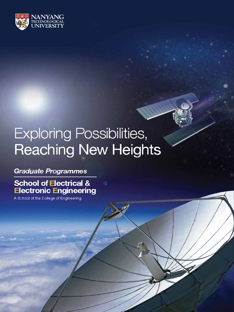 NTU EEE Flyer - Web PDF | PDF | Thesis | Postgraduate Education