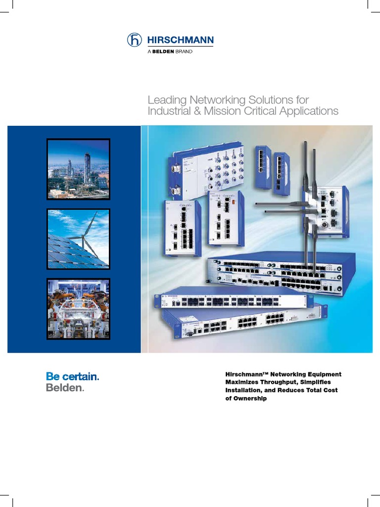 Hirschmann Catalog Shortform 2013 | PDF | Network Switch | Computer Network