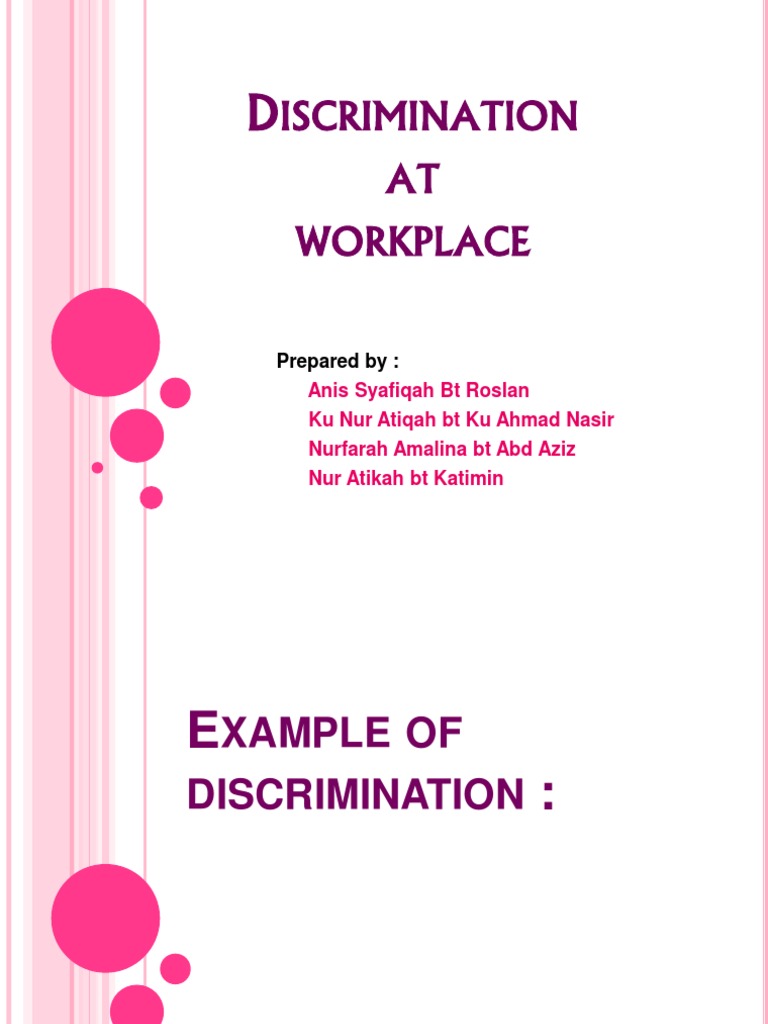 How To Solve Discrimination at Workplace | PDF | Complaint | Employment