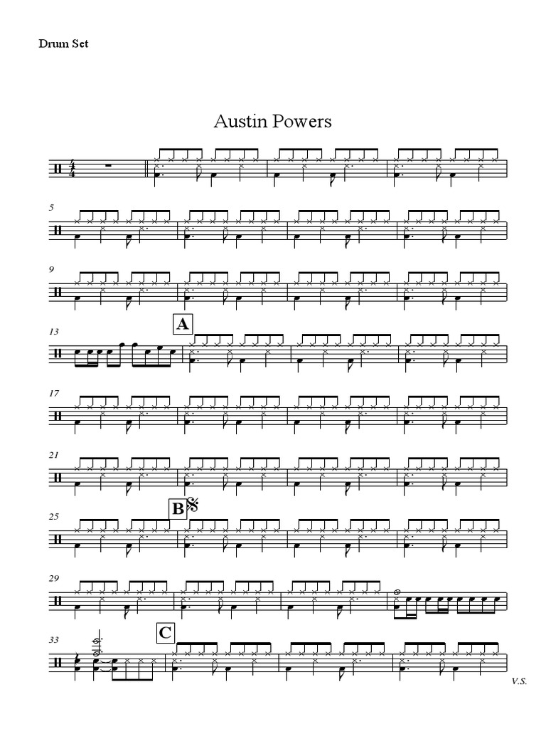 Austin Powers Drum Set | PDF