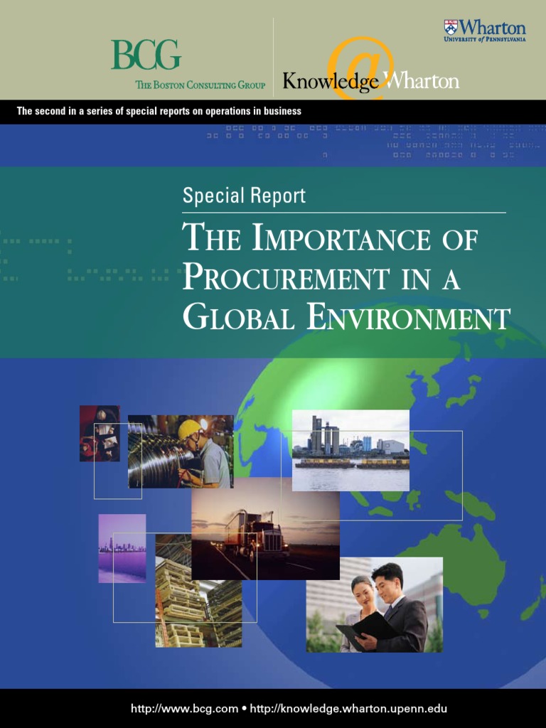BCG Procurement Report | PDF | Procurement | Supply Chain