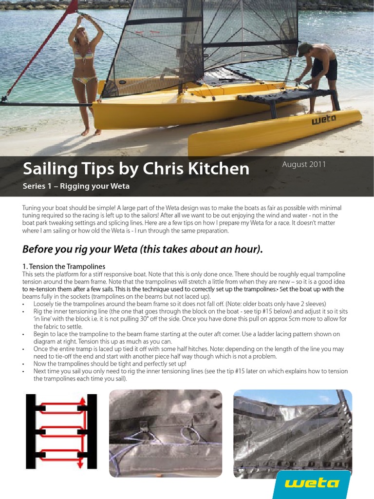 Rigging Tips for the Weta: A Step-by-Step Guide to Preparing Your Boat ...
