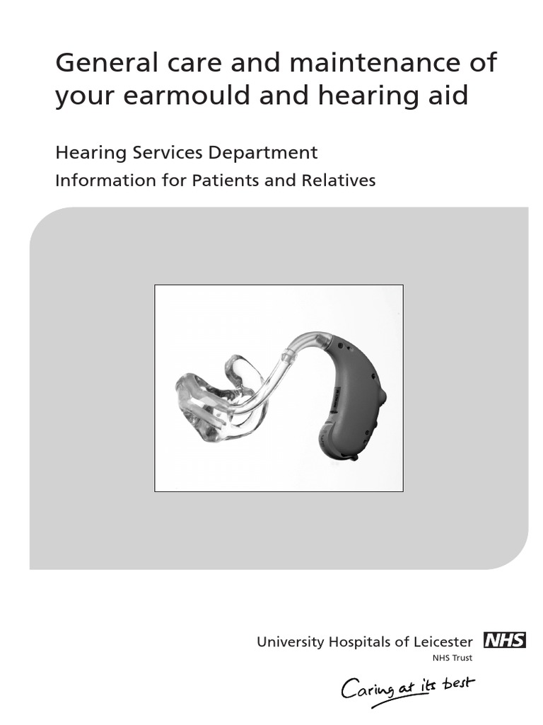 General Care Ear Mould Hearing Aid | PDF | Hearing Aid | Hearing Loss