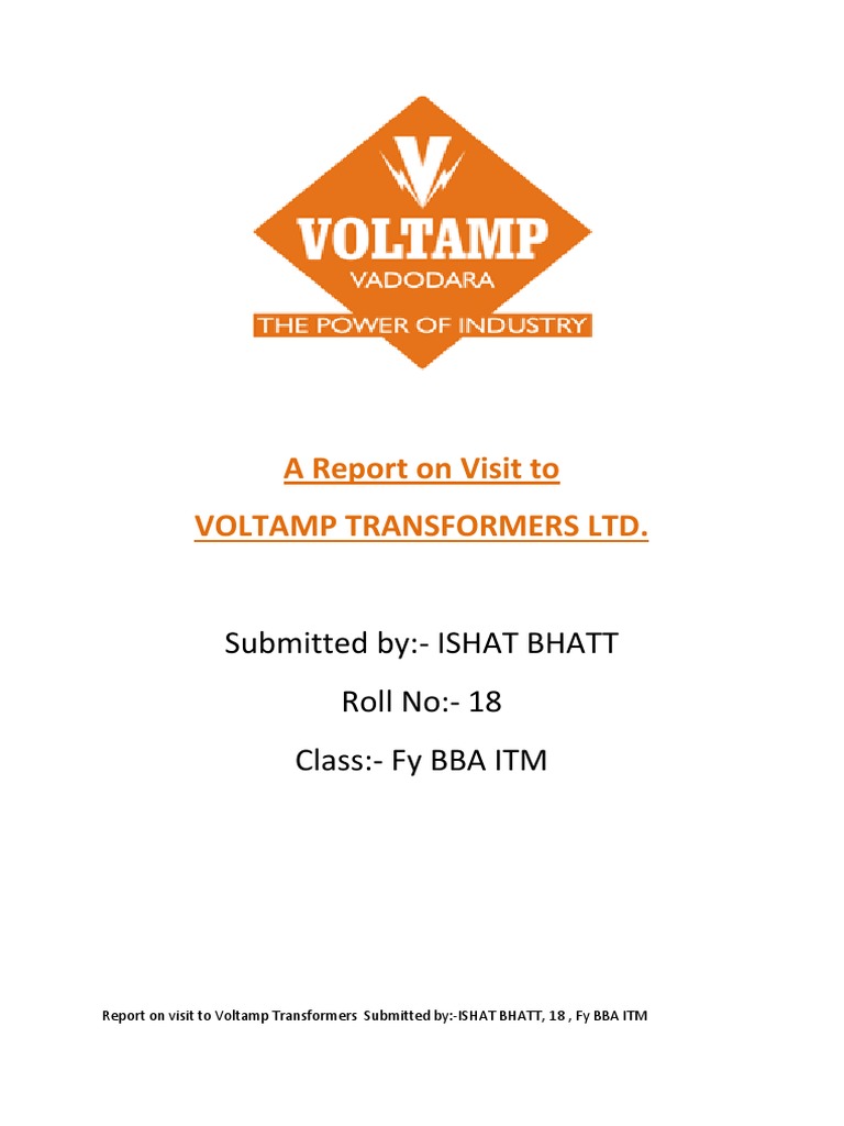 Voltamp LTD | PDF | Transformer | Electrical Engineering
