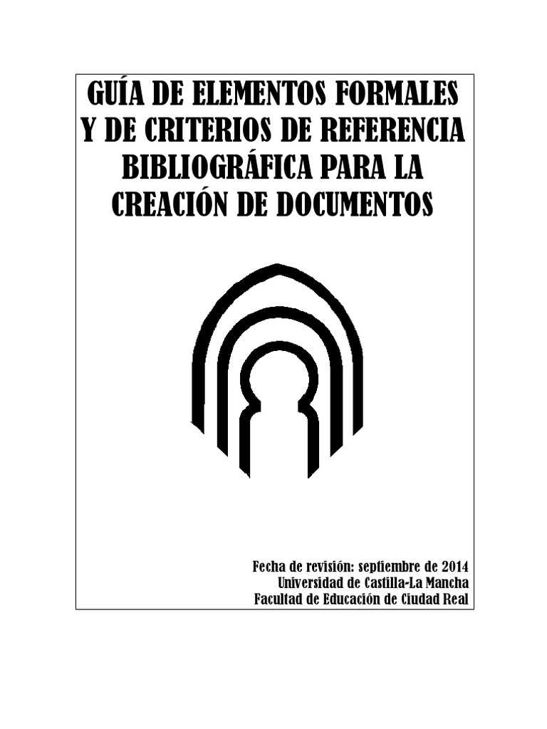 Guía de Elementos Formales. Versión Final. 23 de Septiembre PDF | PDF ...