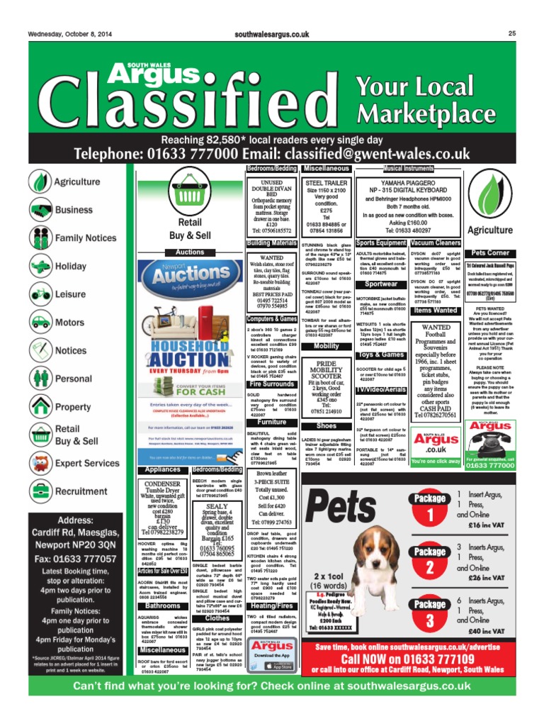 Classified: Your Local Marketplace | PDF | Temporary Work | Advertising