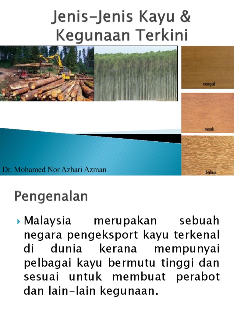 2 - 1 Jenis Kayu Dan Kegunaan | PDF