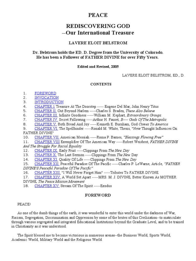 Rediscovering God: Our International Treasure | PDF | Divinity | Jesus