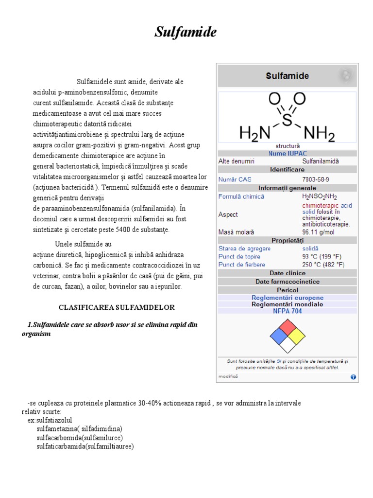 Sulfamide | PDF