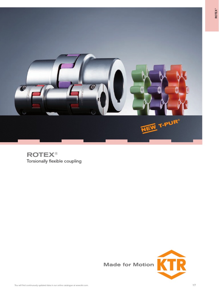 Catalogo KTR - Rotex | PDF | Machines | Physics