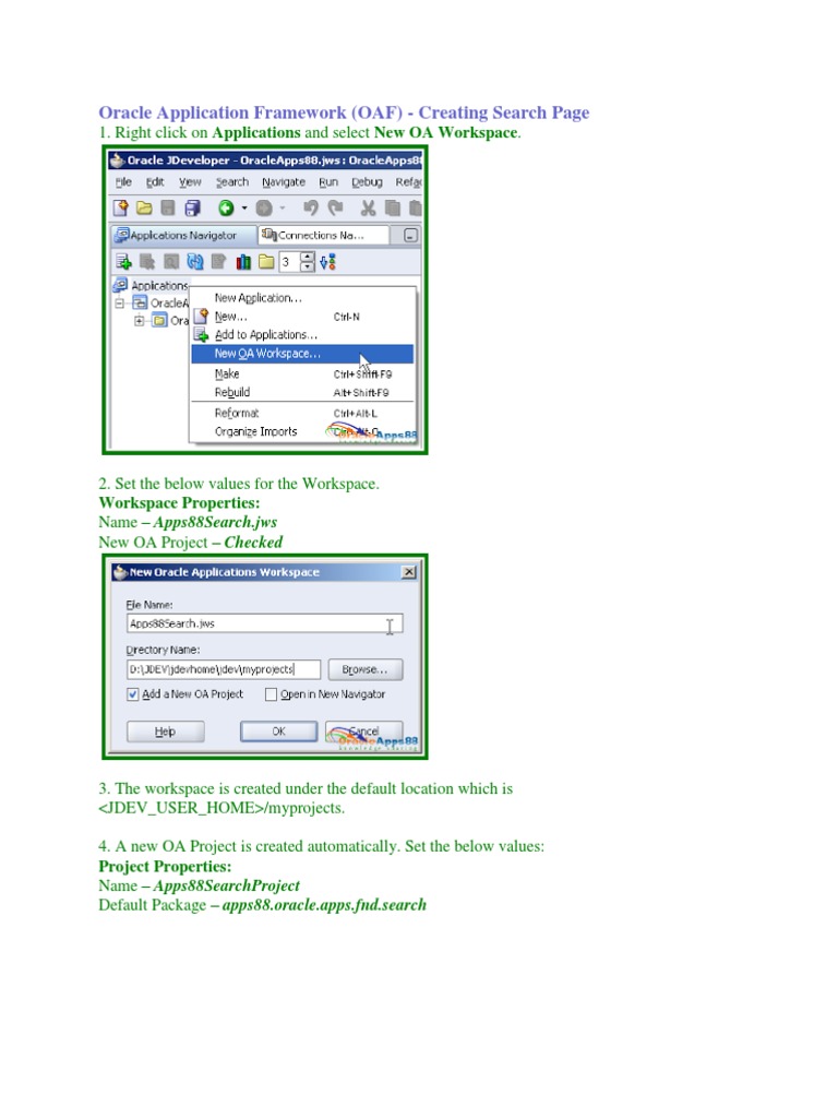 OAF Page | PDF | Java (Programming Language) | Areas Of Computer Science