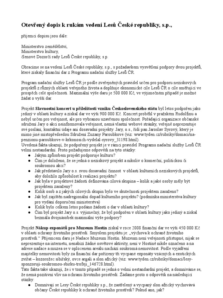 Lesy CR | PDF