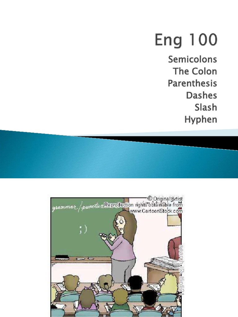 Punctuation Guide: Semicolons, Colons, Dashes | PDF