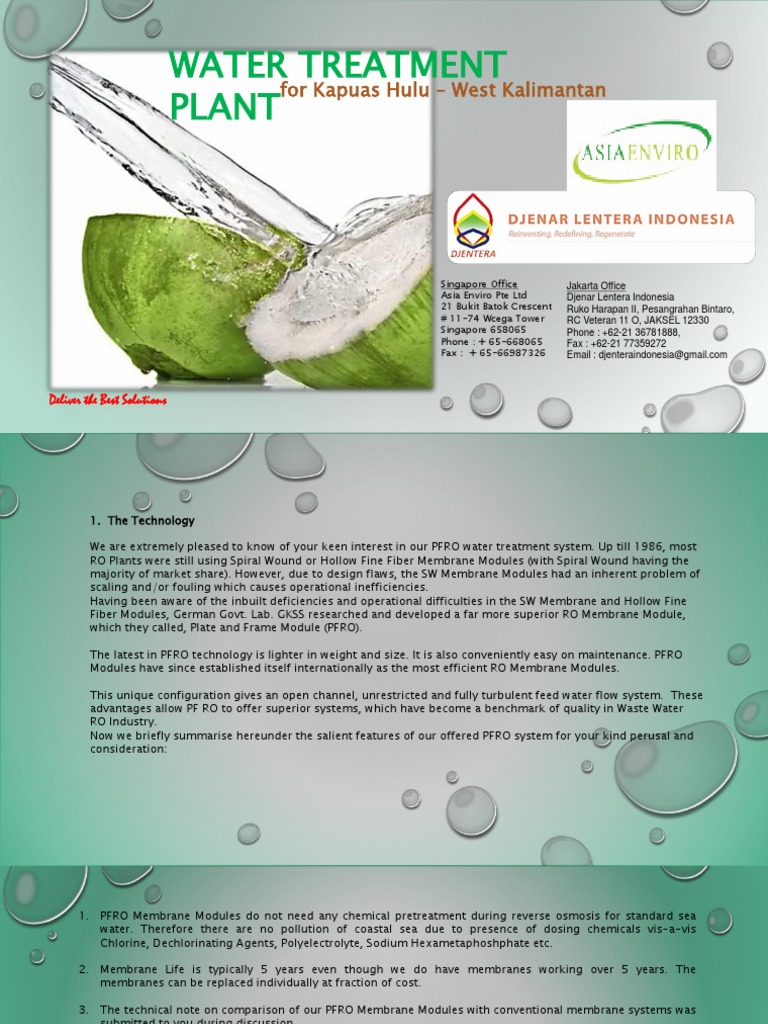 Water Treatment Plant PDF | PDF | Liquids | Water