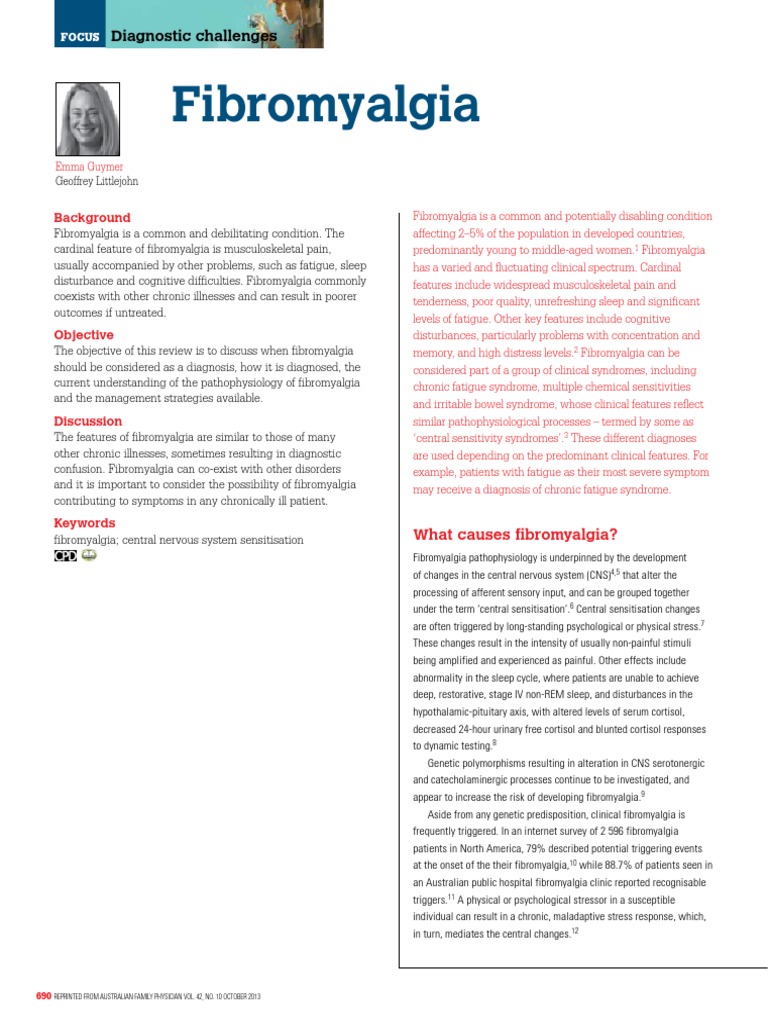Fibromyalgia PDF | PDF | Fibromyalgia | Analgesic