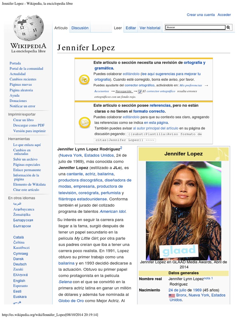 Vida de Jennifer Lopez PDF | PDF | Amor | Ocio