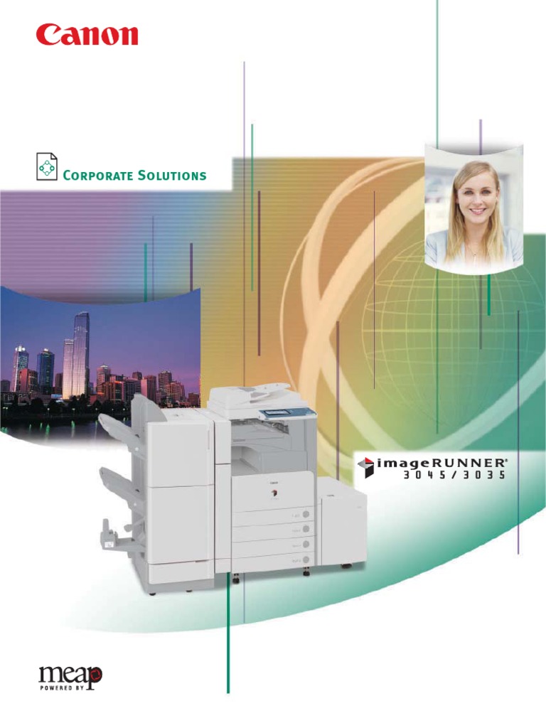 Canon Ir 3045 Brochure 0 | Portable Document Format | Computer Network