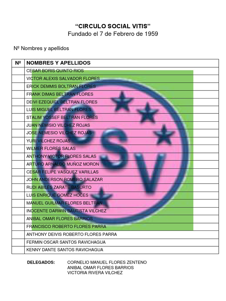 Circulo Social Vitis PDF | PDF | Estilo de vida