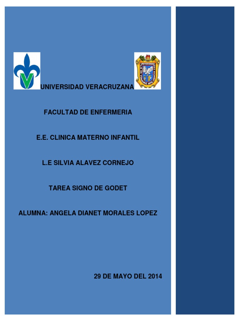 Signo de Godet | Descargar gratis PDF | Edema | Enfermería