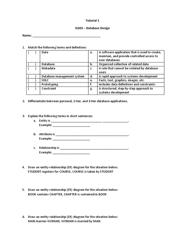 Database Design Tutorial and Concepts | PDF | Computers