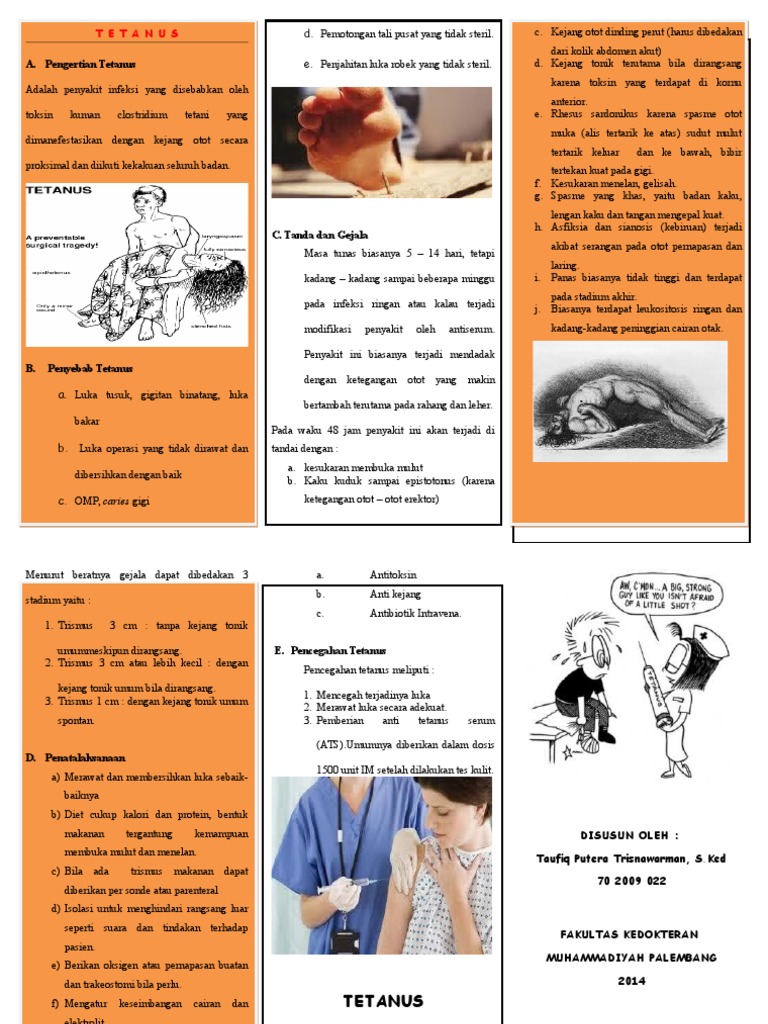 Leaflet Tetanus | PDF