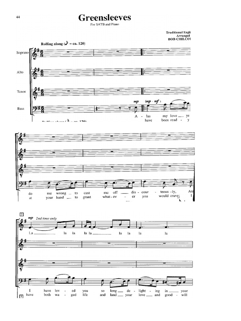 Greensleeves | PDF