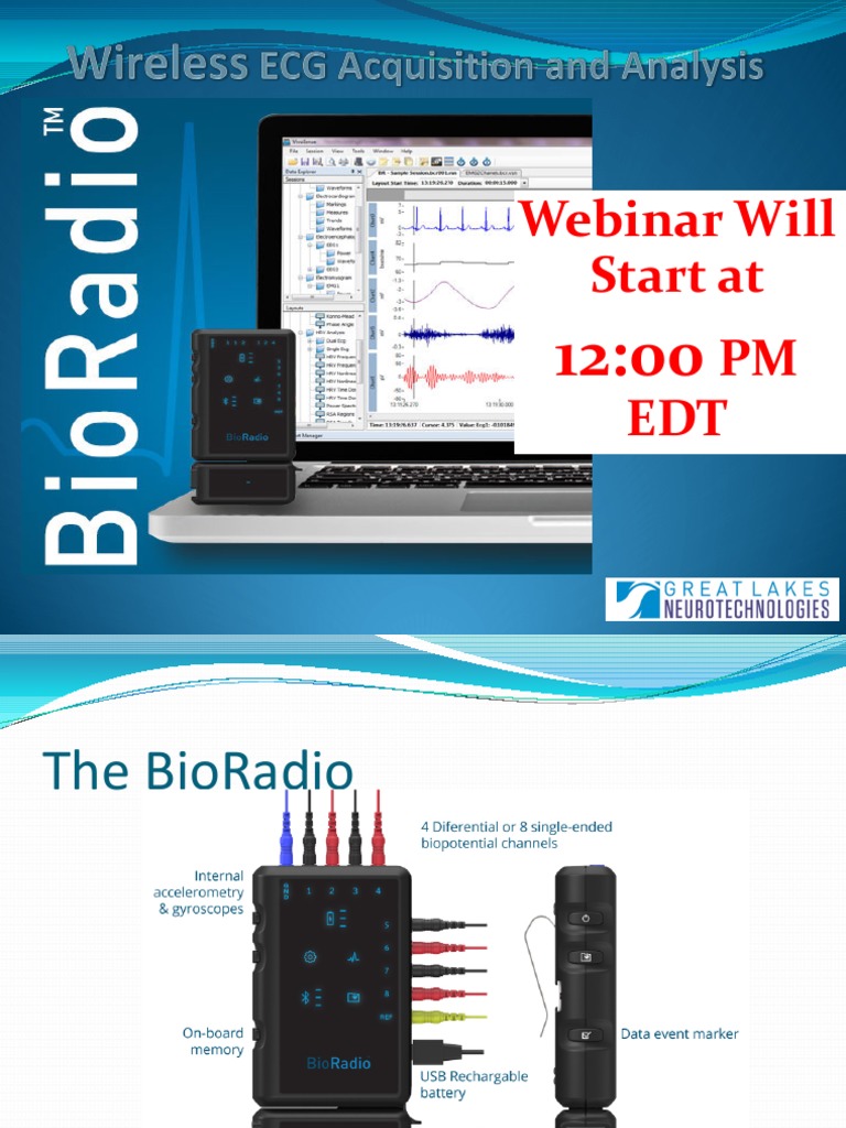 BioRadio - WirelessECG PDF | PDF | Electrocardiography | Physiology