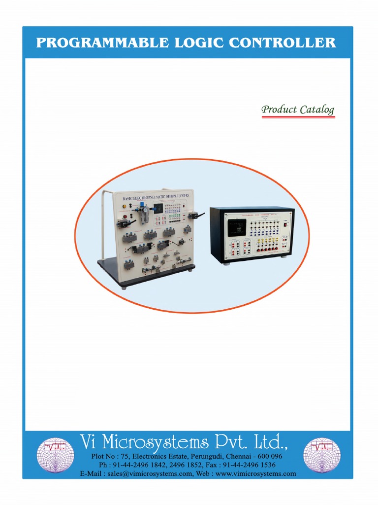 Programmable Logic Controller Trainer PDF | PDF | Programmable Logic Controller | Input/Output