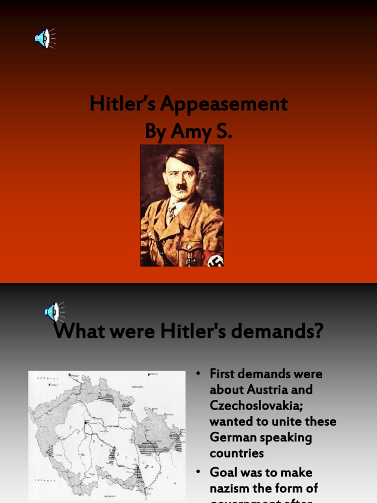 Hitler's Appeasement by Amy S | PDF | Europe Travel | Politics Of Germany