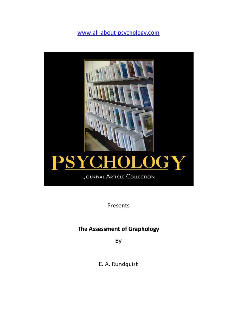 Handwriting Analysis | PDF | Graphology | Psychological Evaluation