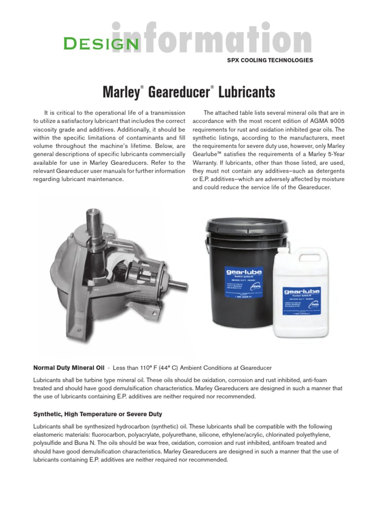 Marley Lubricant | PDF | Lubricant | Soft Matter