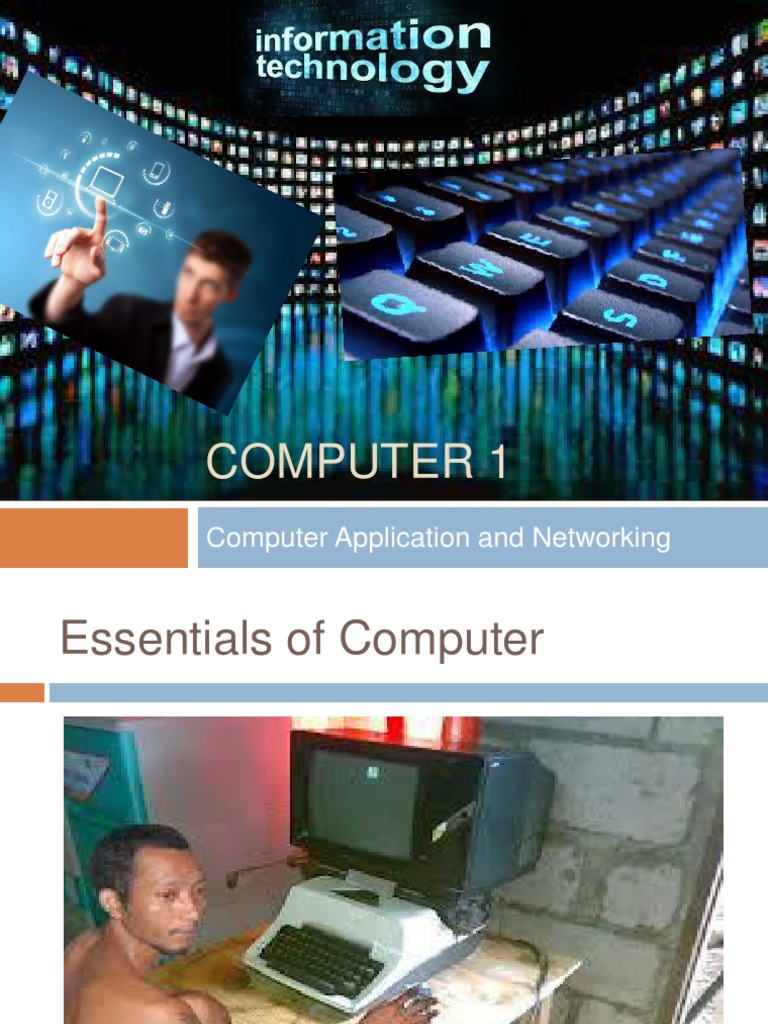 Computer 1: Computer Application and Networking | Download Free PDF | Input/Output | Computer ...