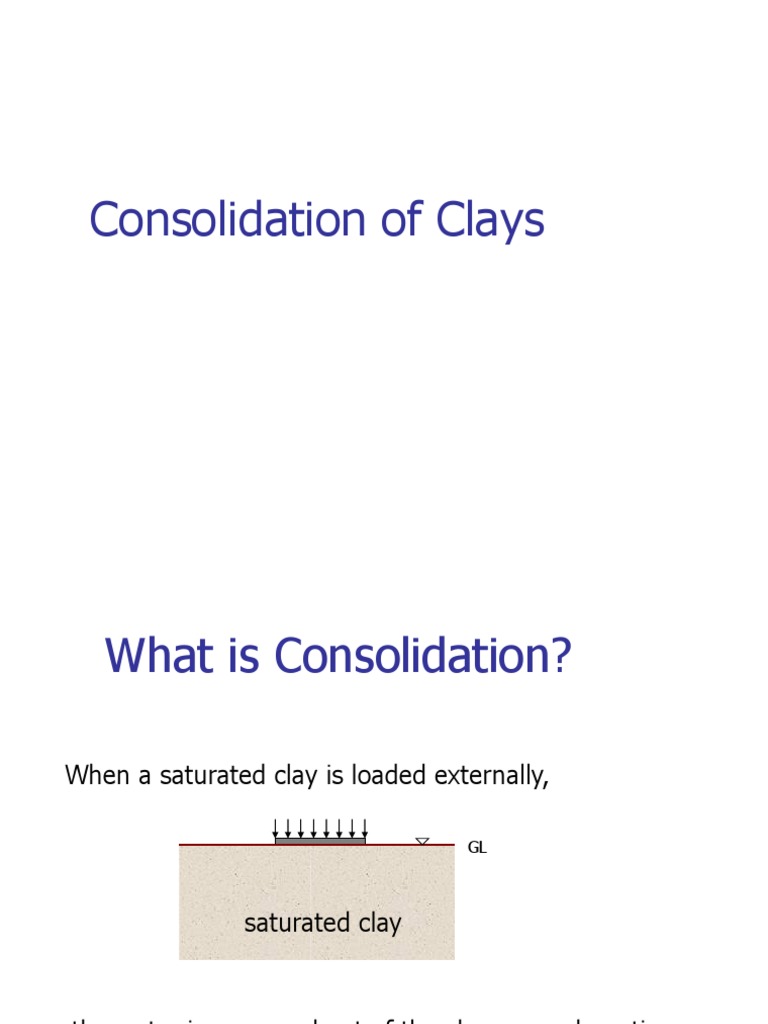 Consolidation | PDF | Building Engineering | Materials Science