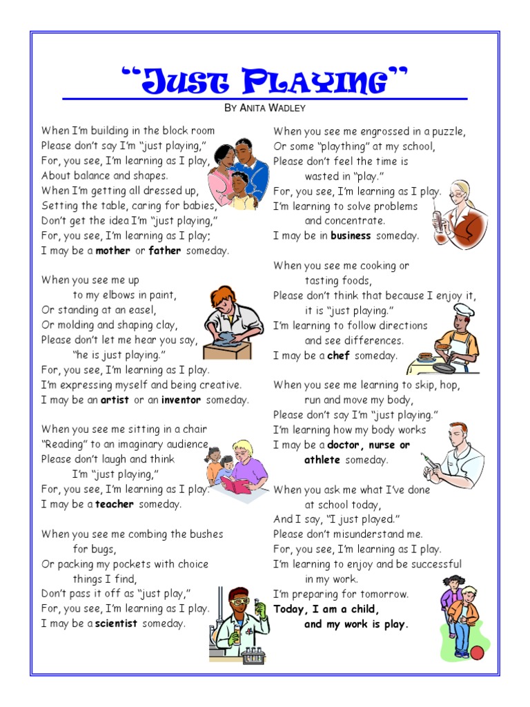 Learning Through Play | PDF