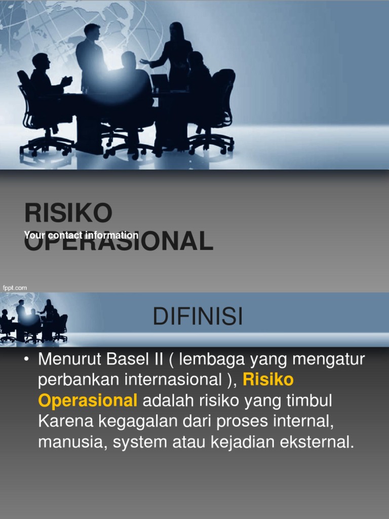 Risiko Operasional | PDF