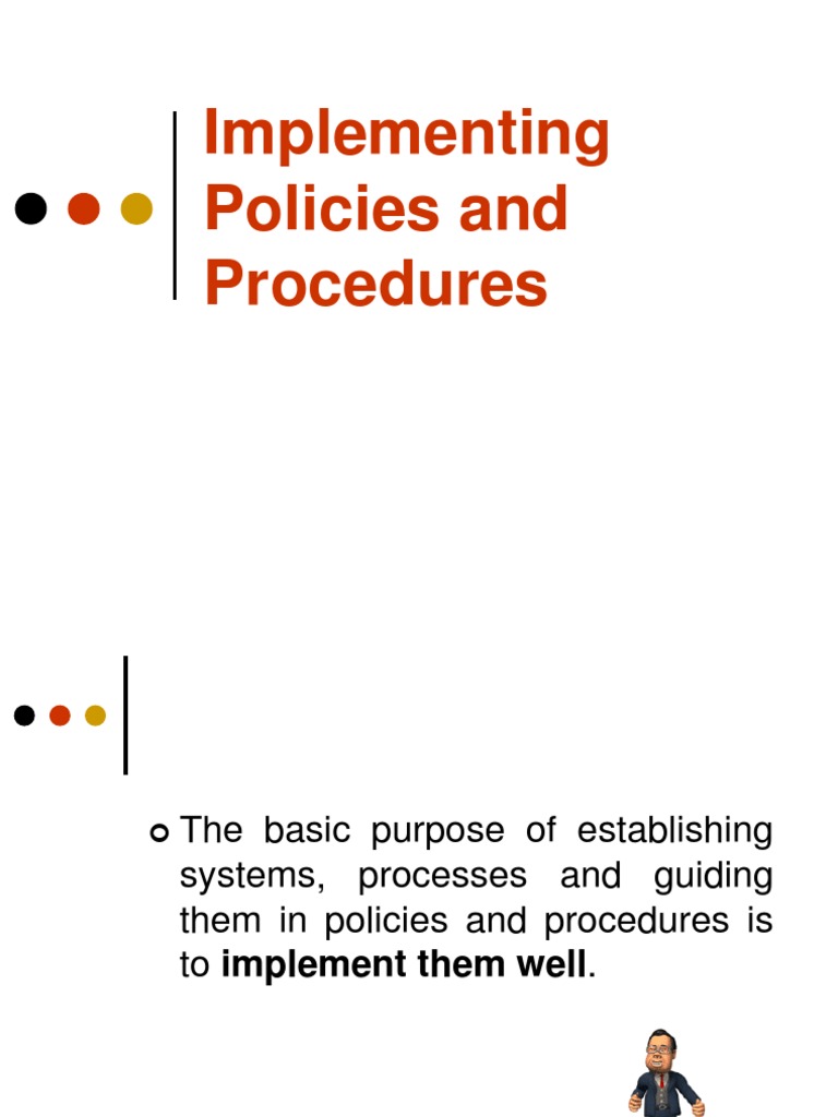 10-Implementing Policies and Procedures | PDF | Prescription Drugs ...