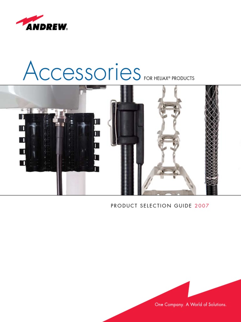 Accessories Andrew PDF | PDF | Cable | Electrical Connector