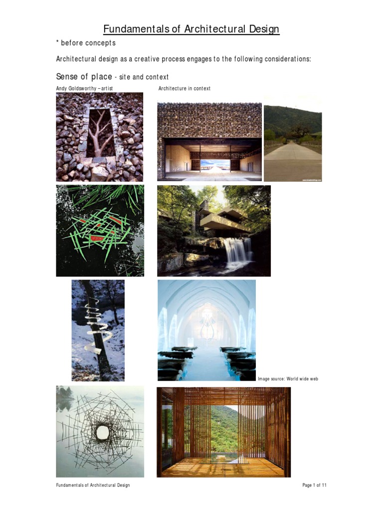 Fundamentals of Architectural Design | PDF | Design | Architect