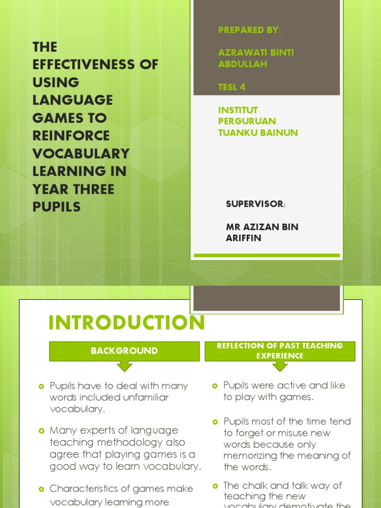 Powerpoint Action Research | PDF | Vocabulary | Applied Psychology