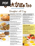 O'Charley's - Menu | PDF | Hamburgers | Bacon
