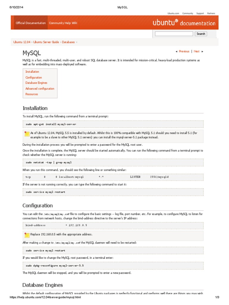 MySQL PDF | PDF | My Sql | Databases MySQL PDF | PDF | My Sql | Databases