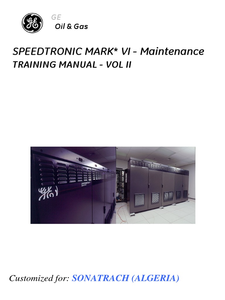 SPEEDTRONIC MARK VI - Maintenance: Training Manual - Vol Ii | PDF | Gas ...