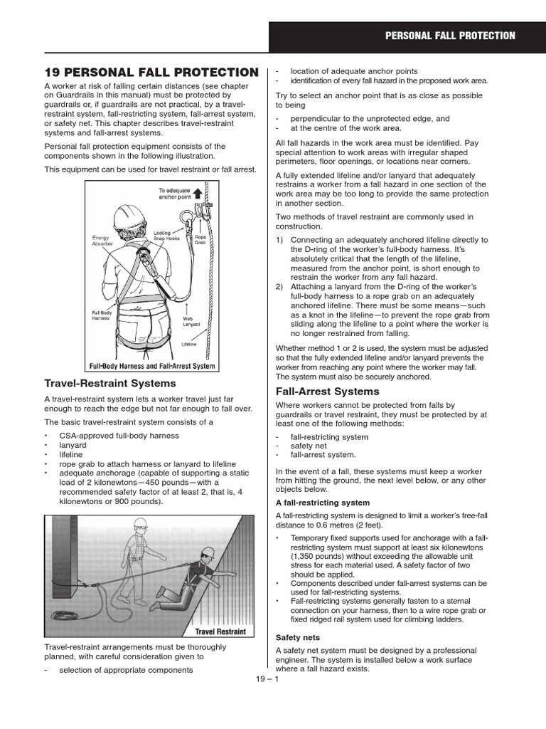 Fall Protection PDF | PDF | Building Engineering | Science