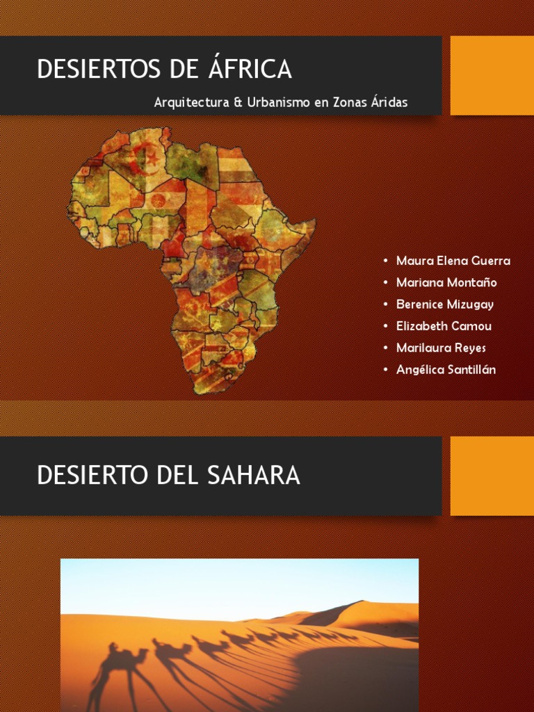09-01-14 Desiertos de África | PDF | Desierto | Sáhara