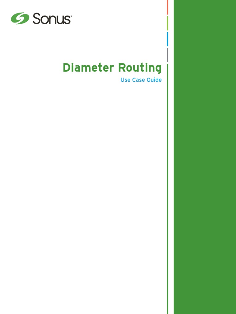 Diameter Routing: Use Case Guide | PDF | Ip Multimedia Subsystem | Computer Network
