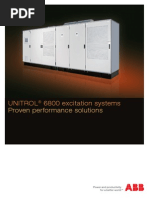 ABB Unitrol 6080 Excitation System | PDF | Control Theory | Electrical Grid