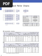 Roller Chain Size Chart With Dimensions | PDF