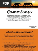 Game Sense Approach for Player Development | PDF | Teaching Method ...